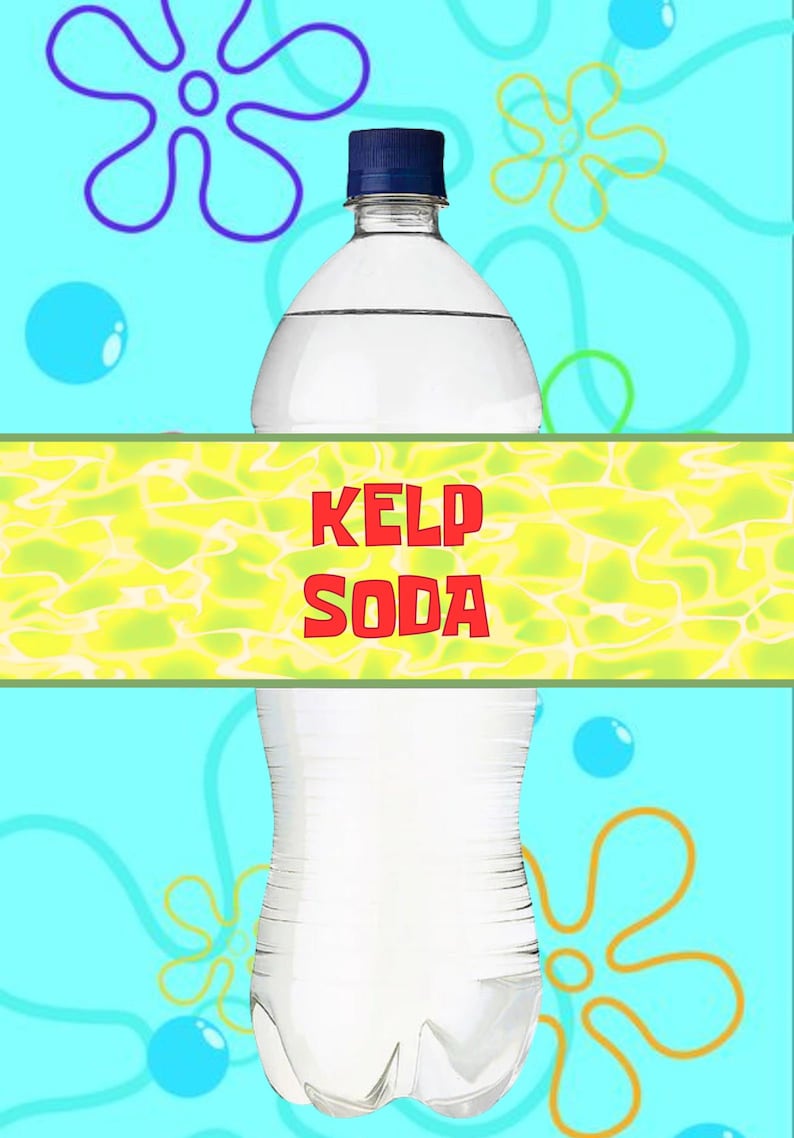 Cold Drinks, Party Drink Labels 6 Pack Digital Download, Cold Drinks ...
