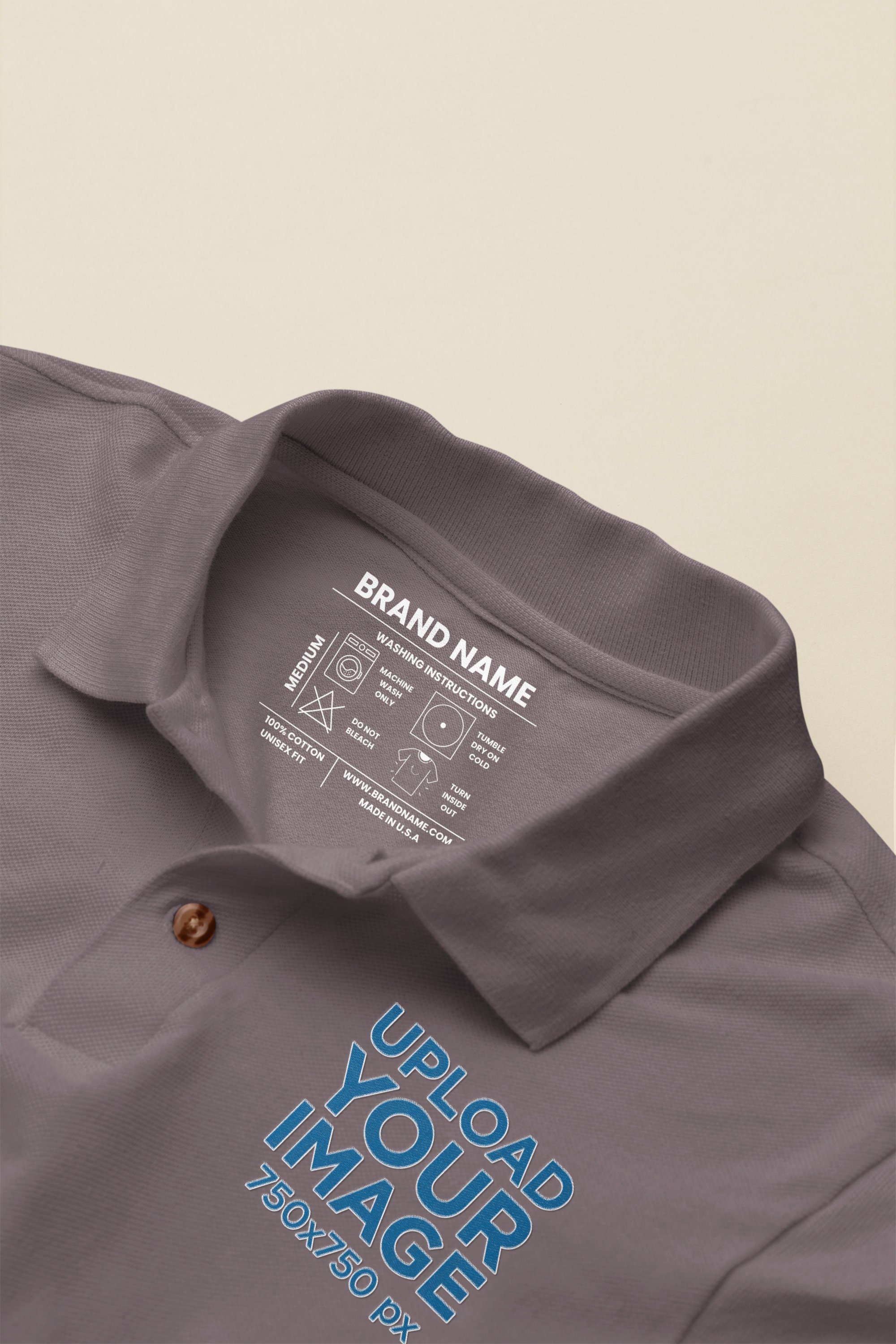Clothing Neck Label Template, Custom DIY, Canva, Editable Template ...