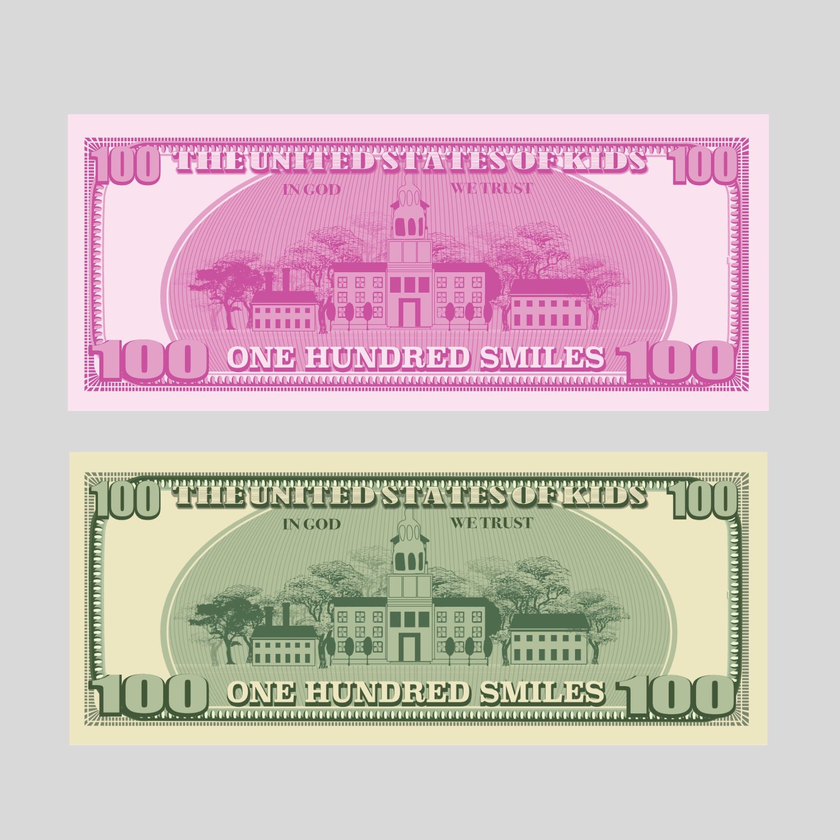 100 Dollar Bill Template, Custom Game Party Play Money, Add Your Text ...