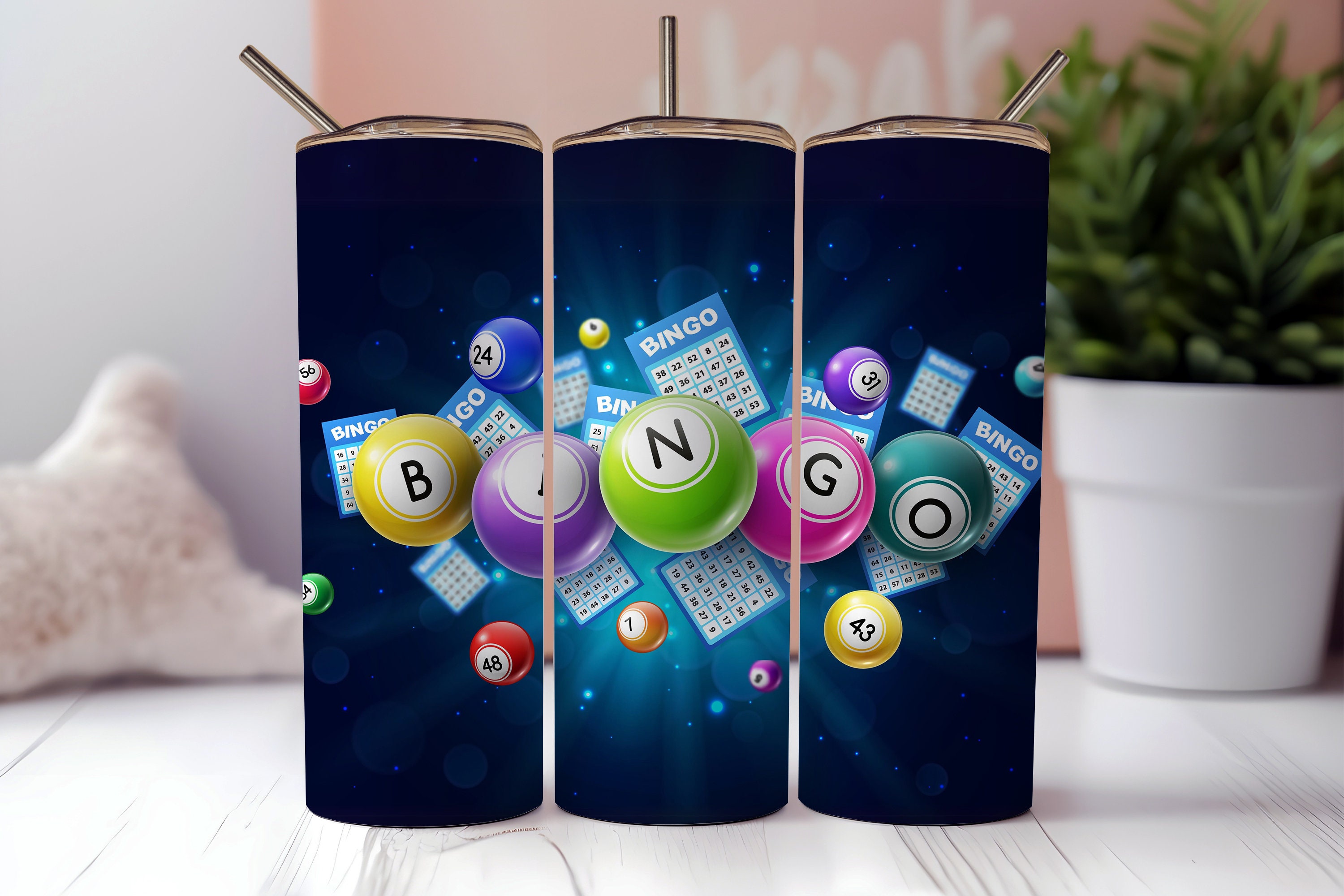 Bingo Tumbler Bundle, Bingo Tumbler Wrap PNG, Bingo Bundle 20 Oz Skinny ...