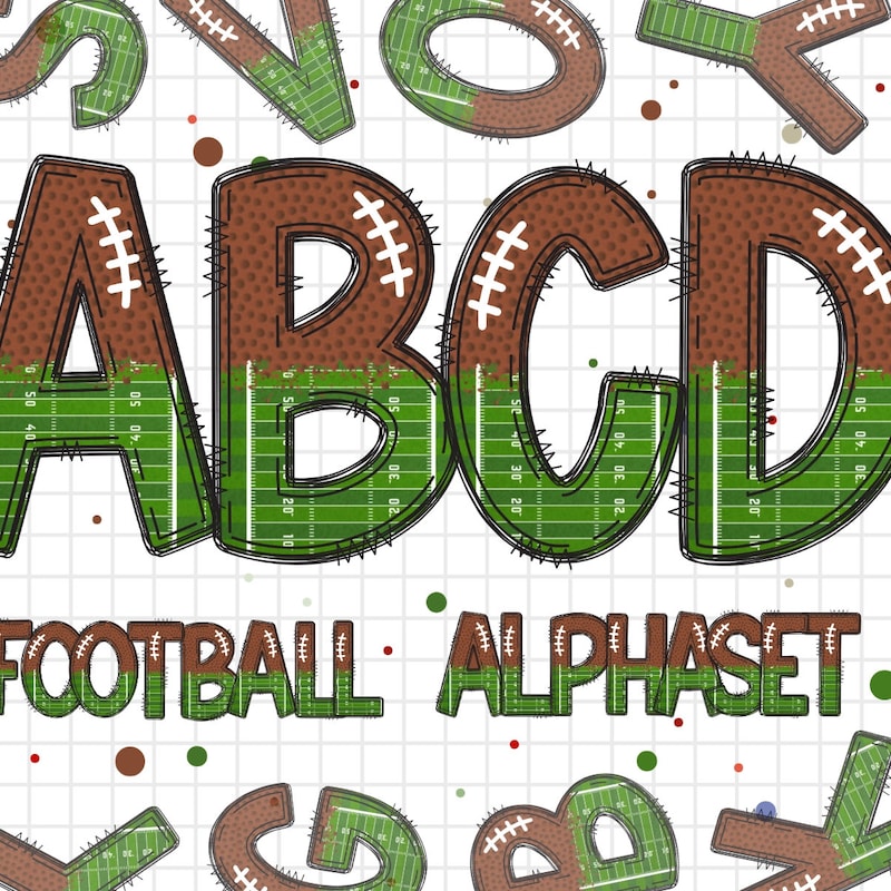 Football Field Doodle - Etsy