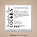 Cottage Food Label | Cottage Baking Label | Home Baked Goods Label ...