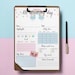 Boho Daycare Report Mail, Daycare Printable, Day Care Report, Daily Log ...