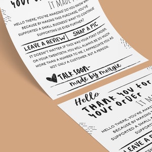 Thank You Thermal Label, Thank You Label Template, Thank You Sticker ...