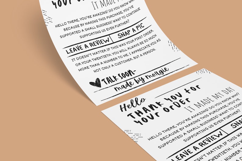 Thank You Thermal Label, Thank You Label Template, Thank You Sticker ...