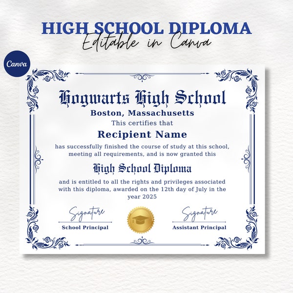 Diploma - Etsy