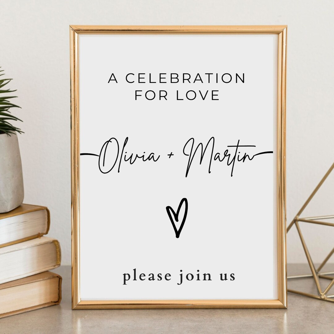 Minimalist Wedding Flip Flop Sign Printable, A Little Treat for Your ...