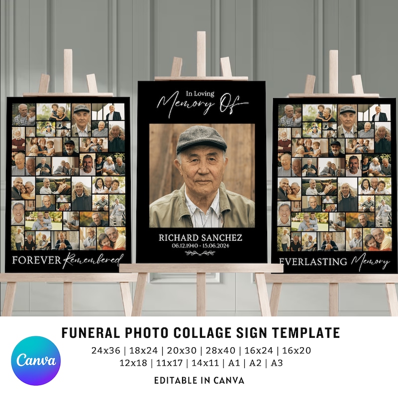 Funeral Welcome Sign - Etsy