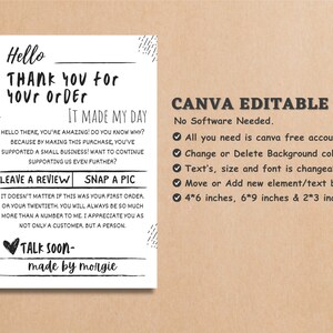 Thank You Thermal Label, Thank You Label Template, Thank You Sticker ...