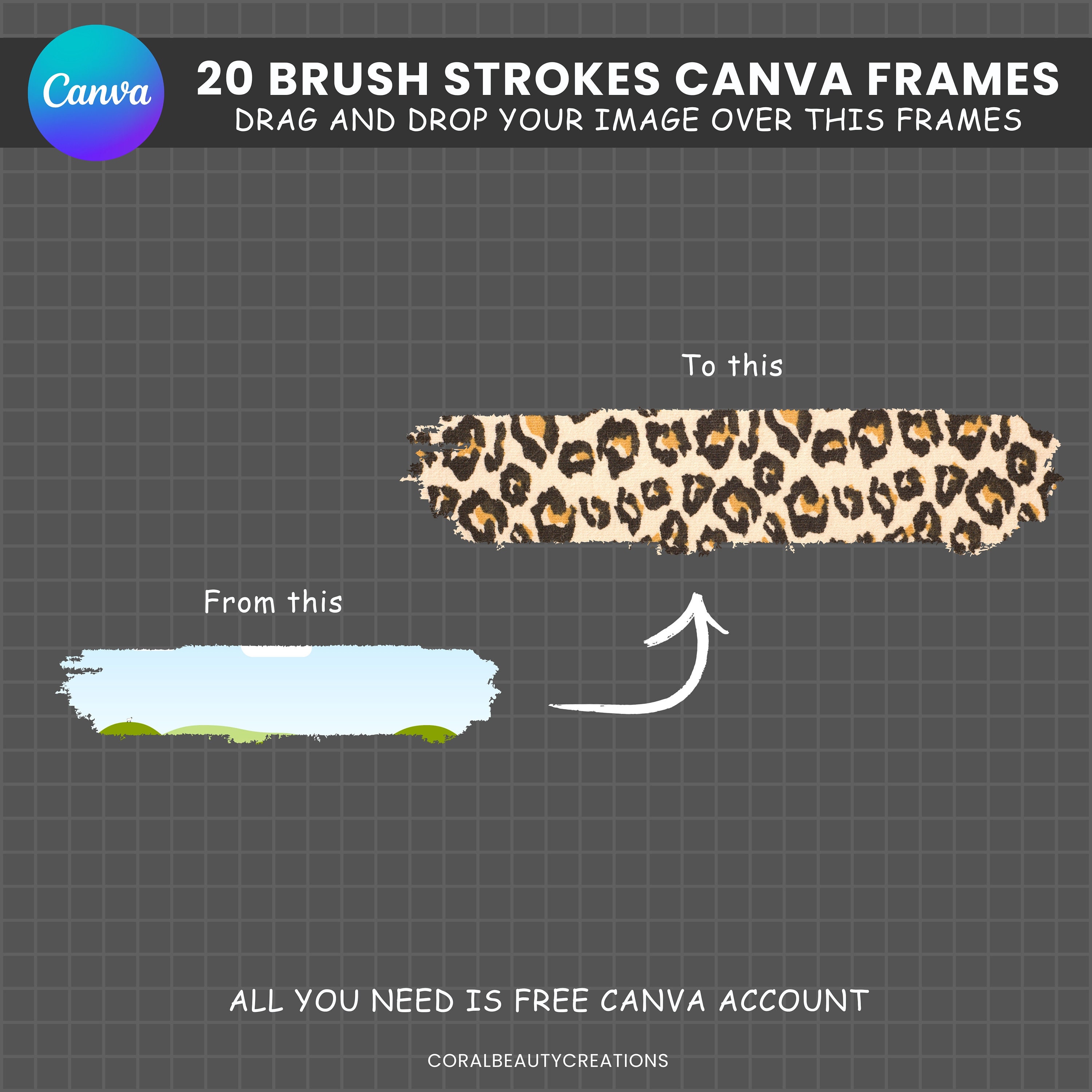 DIY Make Your Own Paint Brush Png on CANVA With Easy Drag and - Etsy