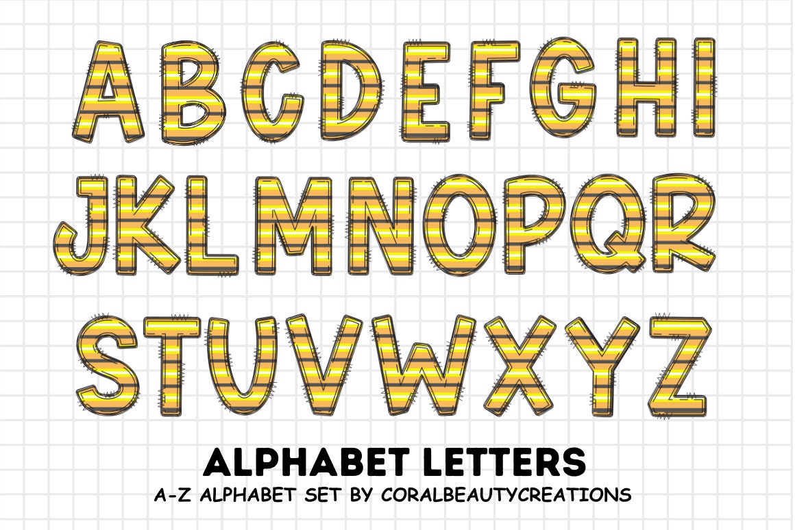 Doodle Letters and Numbers, Firefighter Clip Art, Fire Man Uppercase ...