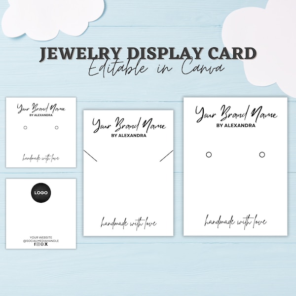 Earring Display Cards - Etsy