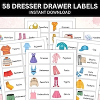 Clothing Labels [closet Organization] Practical Life Skill | Montessori ...
