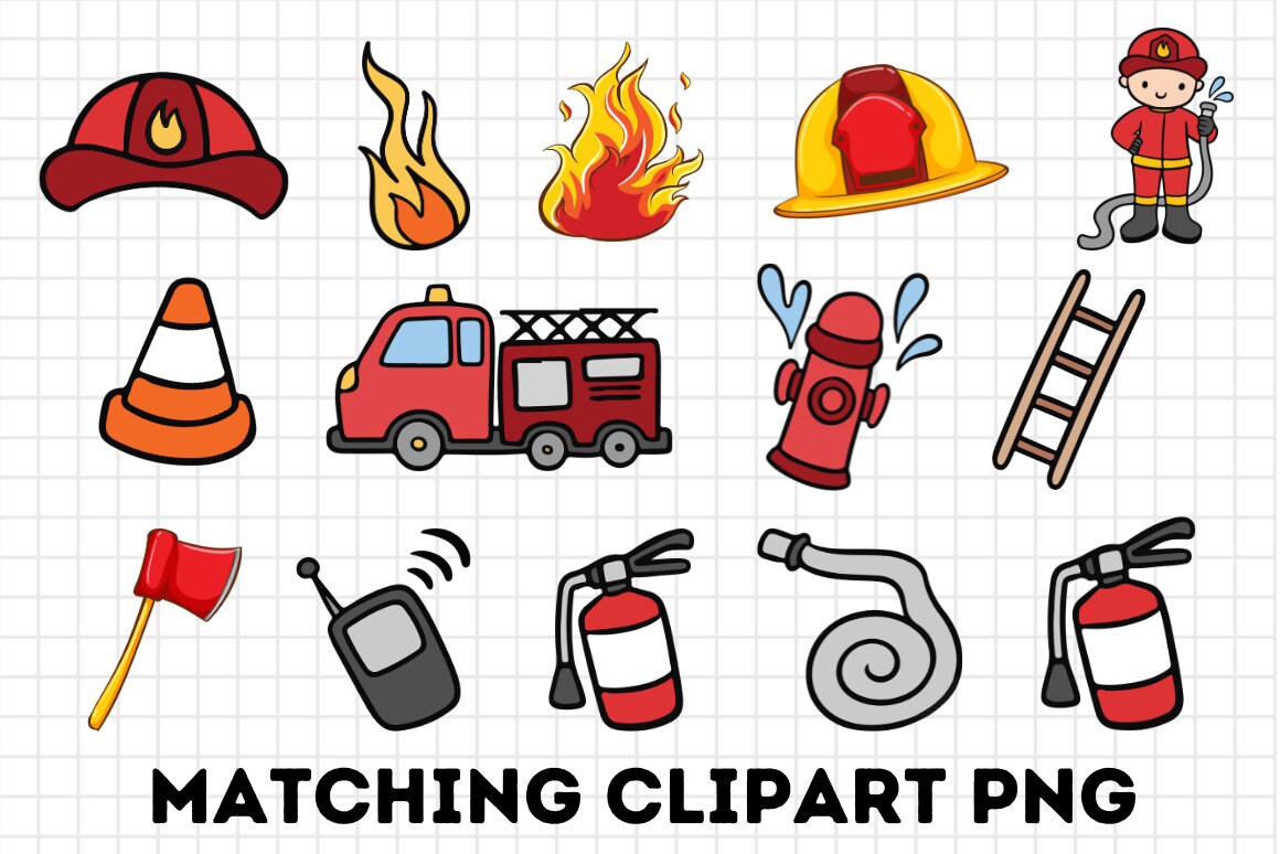 Doodle Letters and Numbers, Firefighter Clip Art, Fire Man Uppercase ...