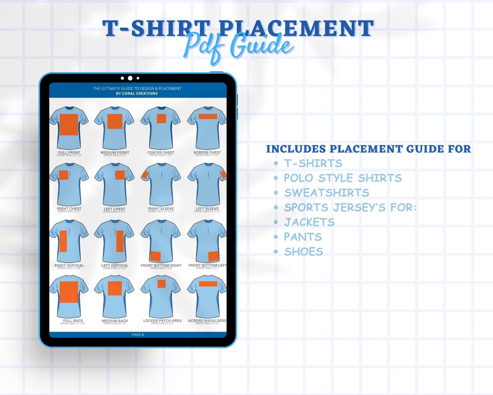T-shirt Placement Guide, Vinyl Placement, Heat Transfer Vinyl Tool ...
