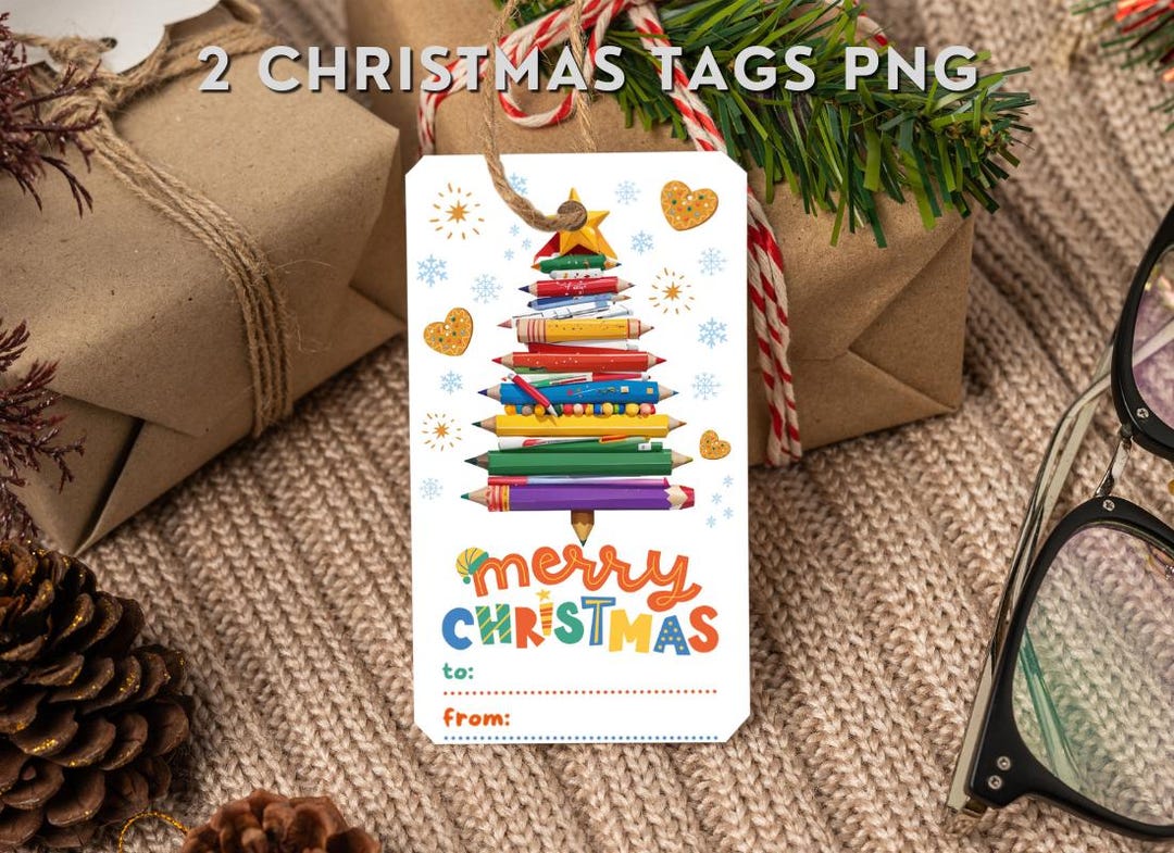 Christmas Favor Tags, Gift Tag Template, Custom Gift Tags, Holiday Gift ...