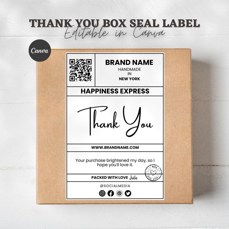 Care Package Box Stickers - Etsy