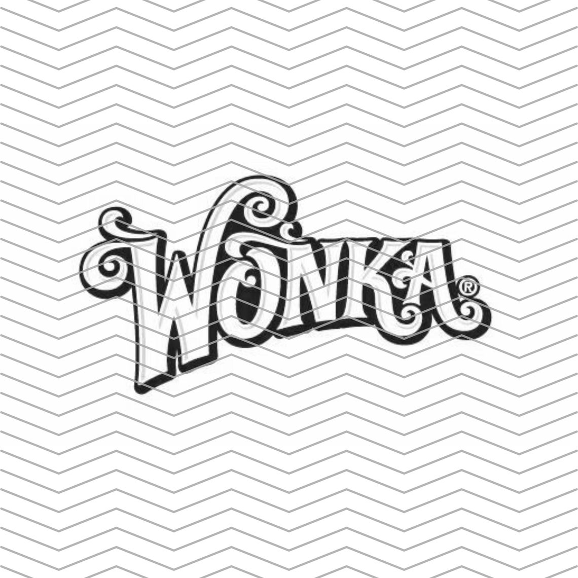 Buy Wonka Logo Stencil Digital File: Pdf, Svg, Png, Halloween, DIY ...
