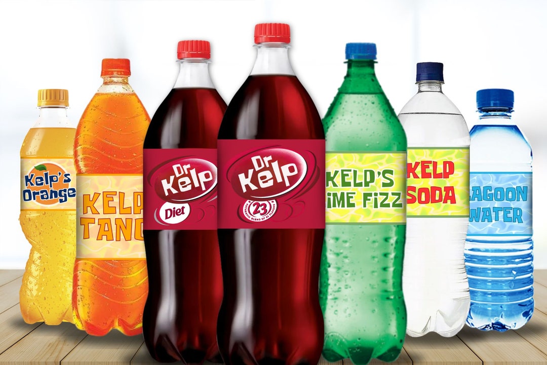 Cold Drinks, Party Drink Labels 6 Pack Digital Download, Cold Drinks ...