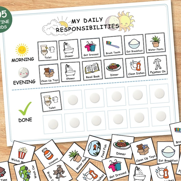 Printable Task List Kids - Etsy