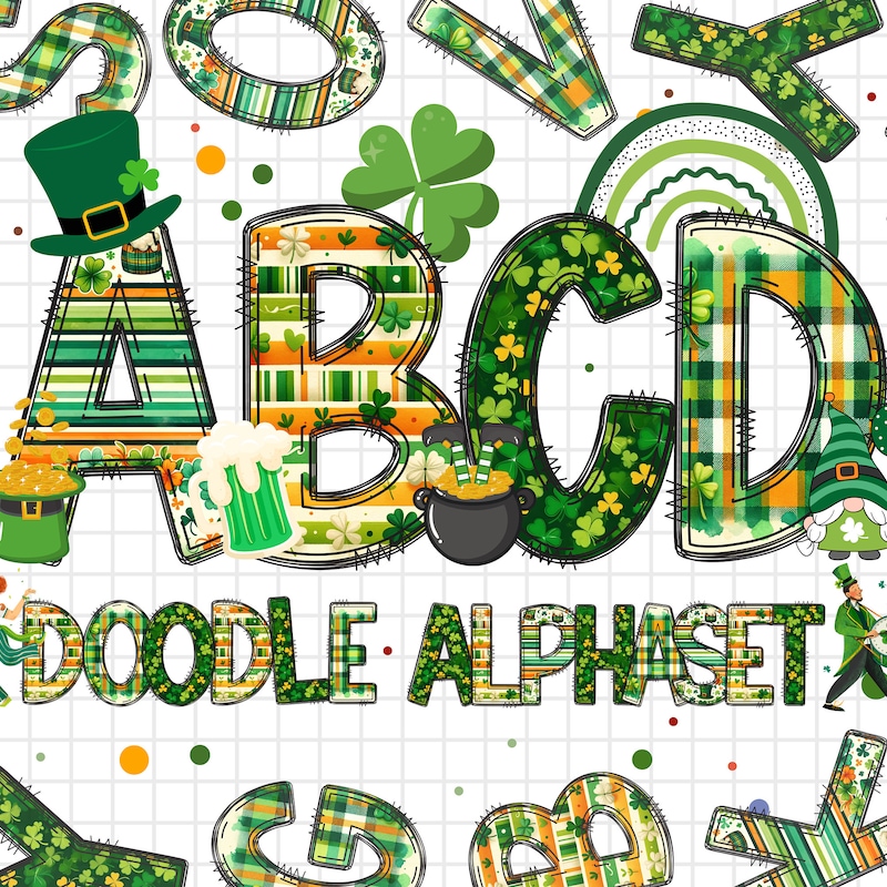 St Patrick Rainbow Clipart - Etsy
