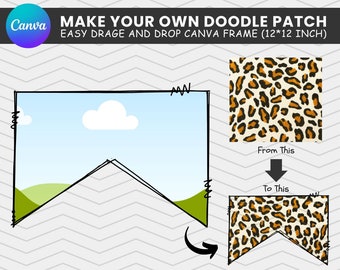 Add Your Own Pattern Doodle Lightning Bolt Create Digital Design ...