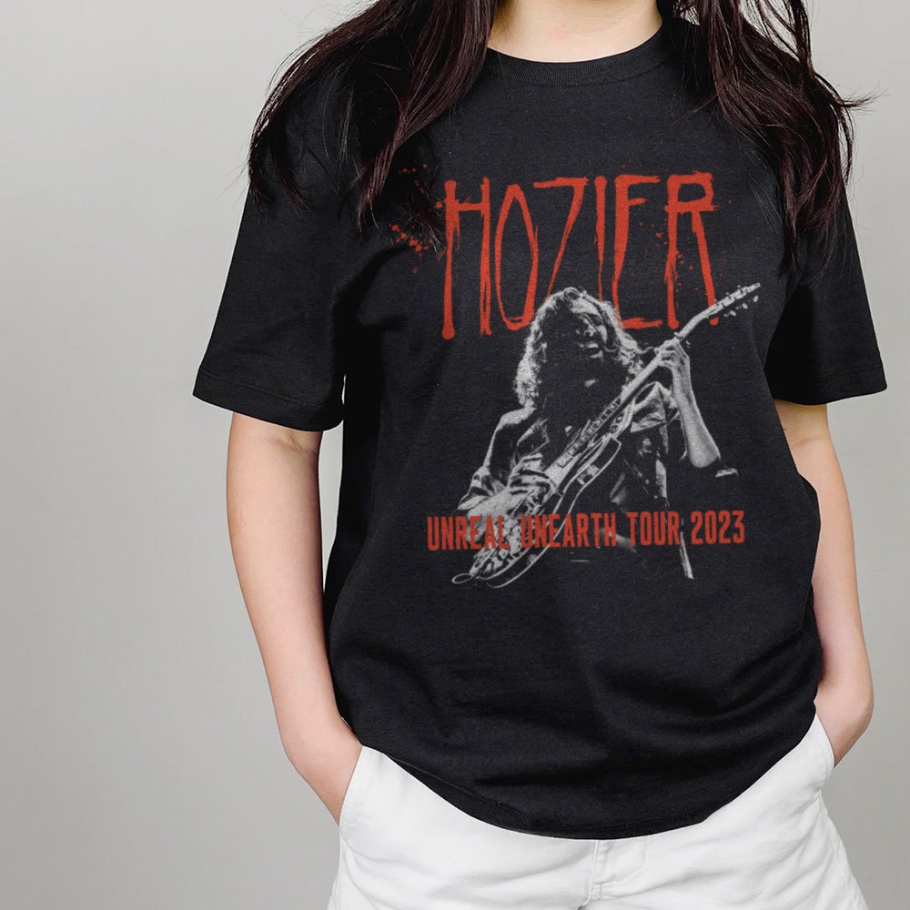 Hozier Unreal Unearth Tour 2023 Tshirt, Unreal Unearth Tour 2023 Merch ...