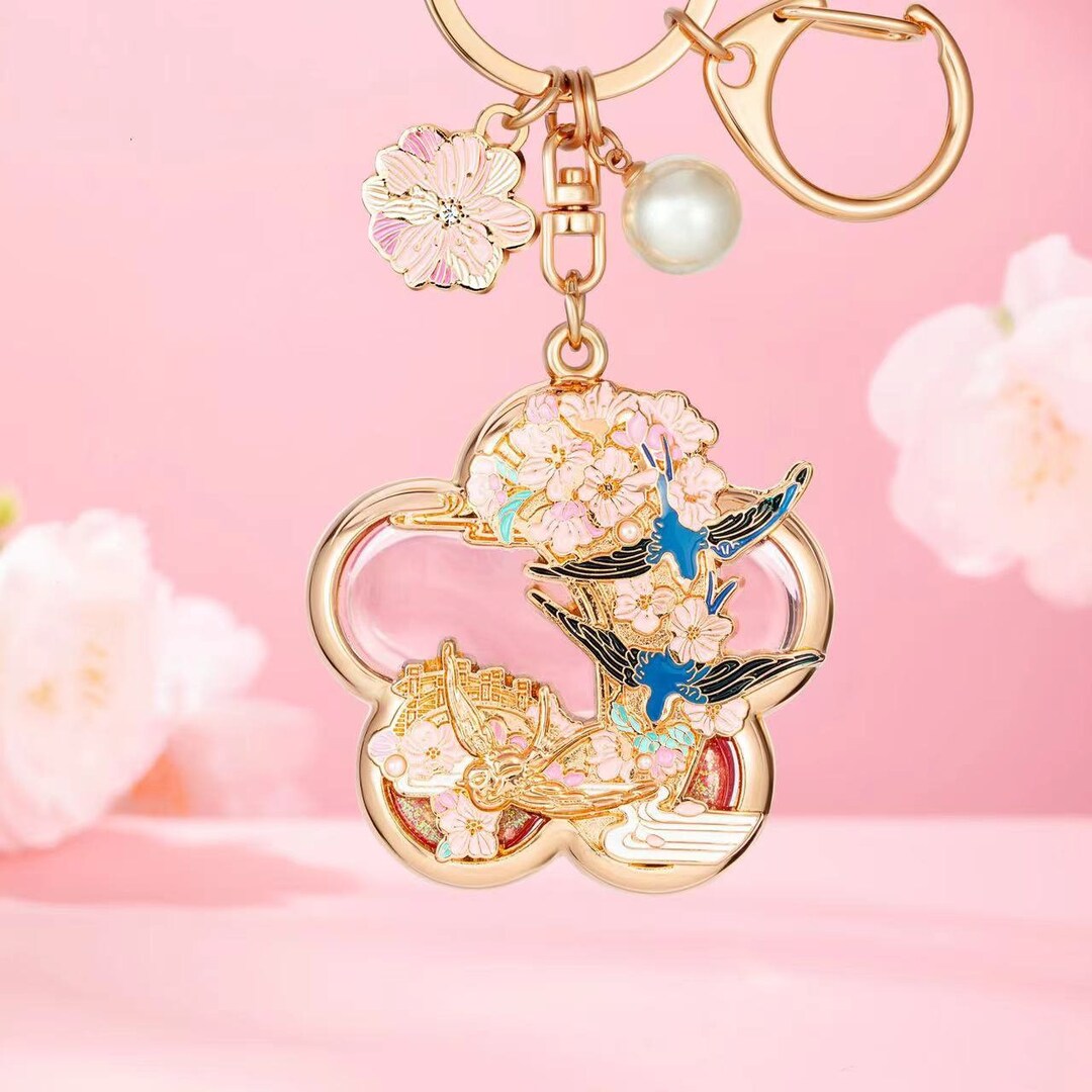 Cultural Creation Year-round Quicksand Keychain Car Keychain - Etsy