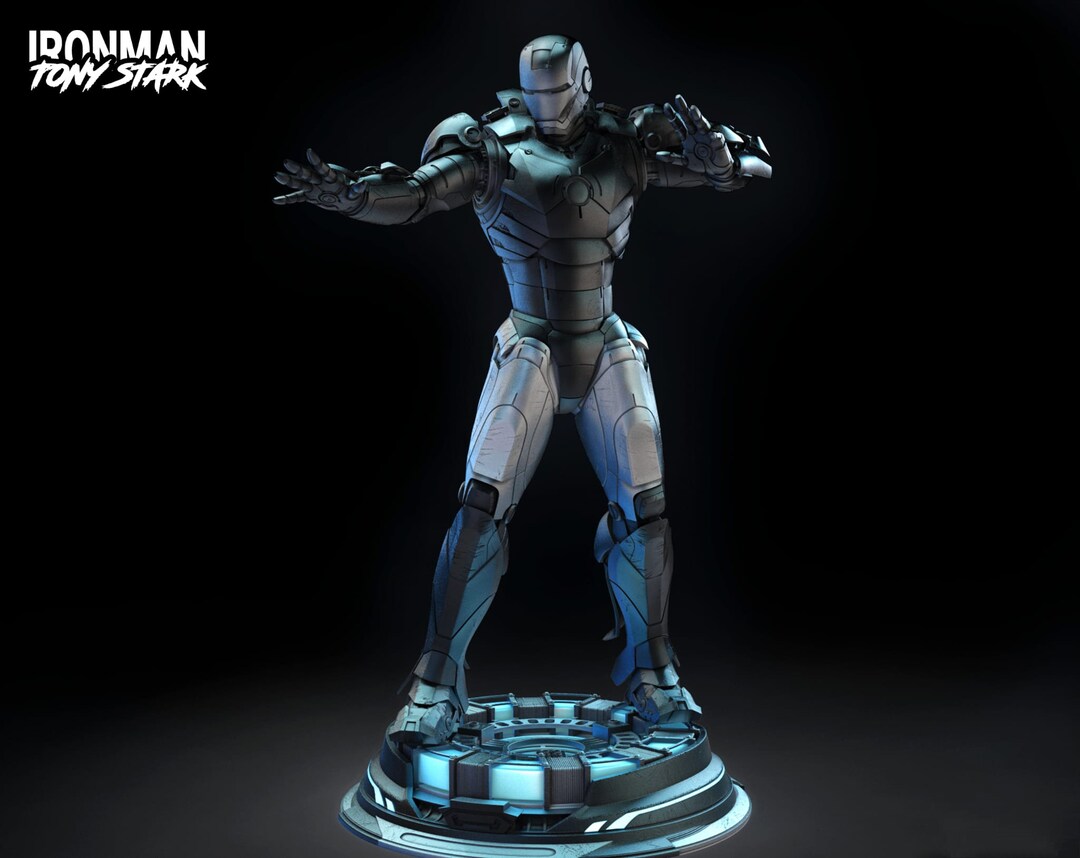 Marvel Iron Man 3D Model - Etsy