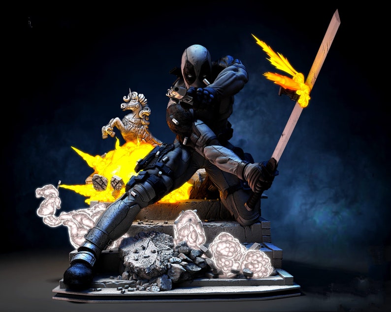 DEADPOOL 3D PRİNT MODEL - Etsy