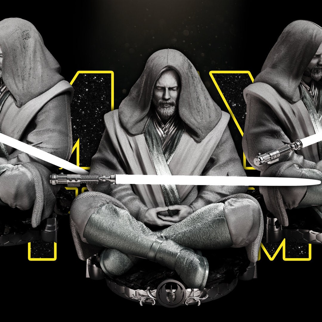 Obi-wan 3D Model - Etsy