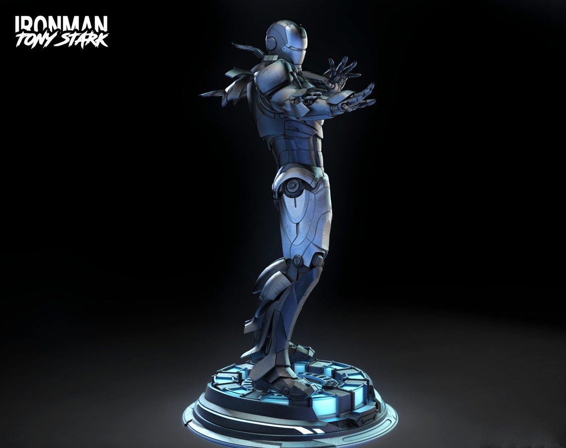 Marvel Iron Man 3D Model - Etsy