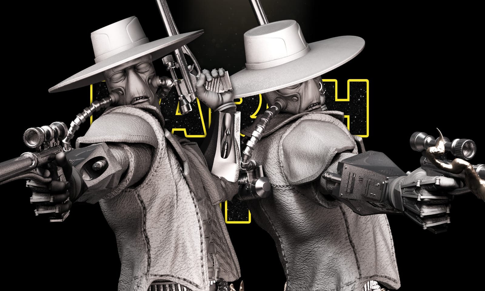 Cad Bane Star Wars 3D Model - Etsy