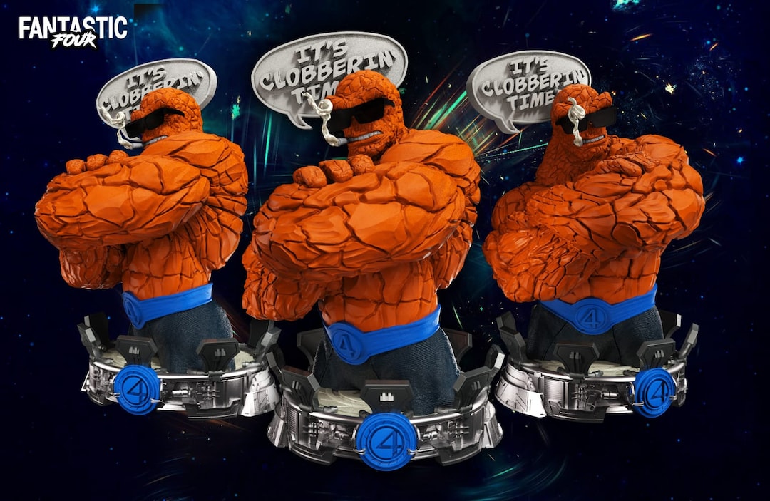 Marvel the Thing 3D Model - Etsy