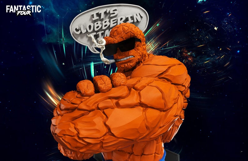 Marvel the Thing 3D Model - Etsy