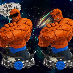 Marvel the Thing 3D Model - Etsy