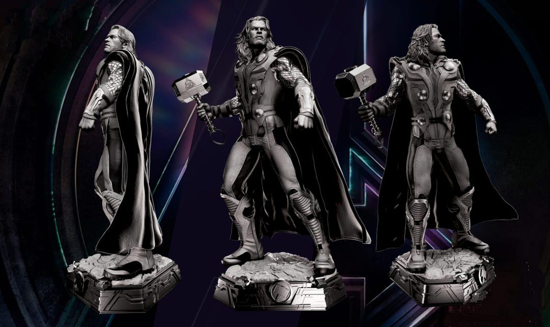 Marvel Thor 3d Model - Etsy