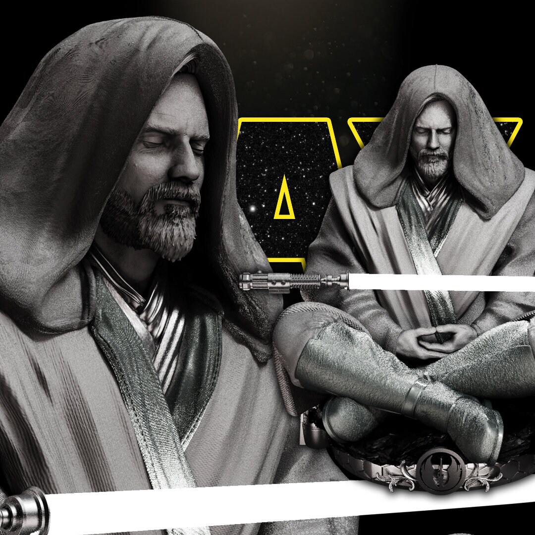 Obi-wan 3D Model - Etsy