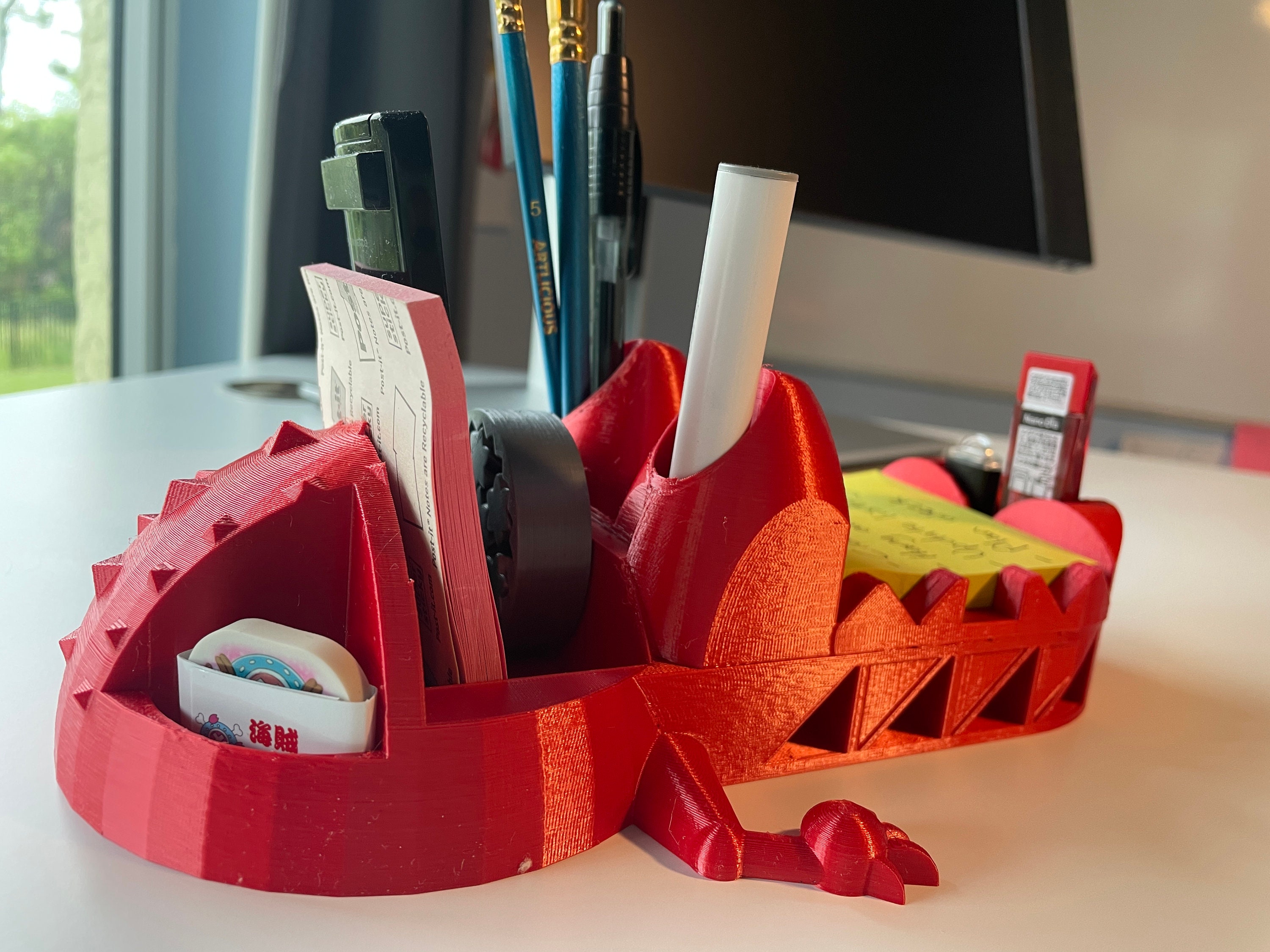 Alligator Sticky Note Holder Desk Organizer - Etsy