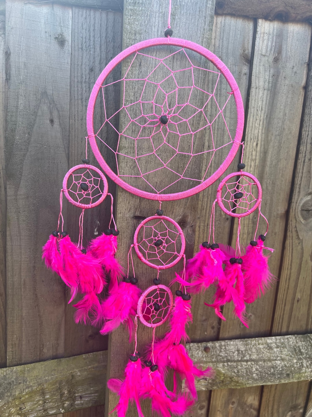 Large Pink Dream Catchers Wall & Window Hanging Dreamcatcher ...