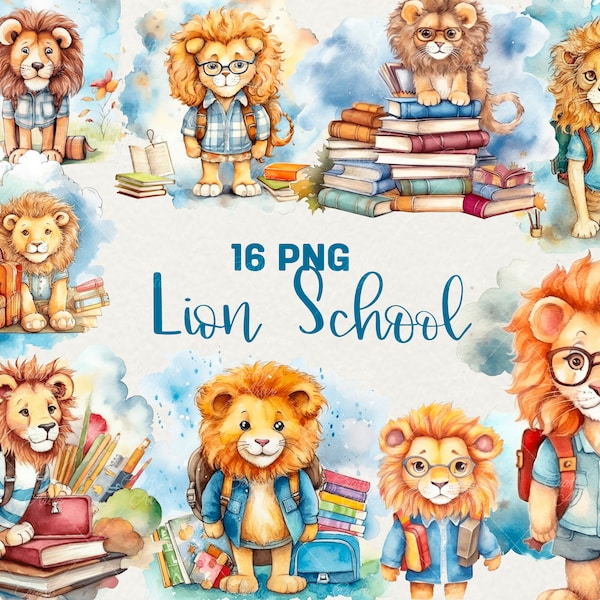 Lion Clipart - Etsy