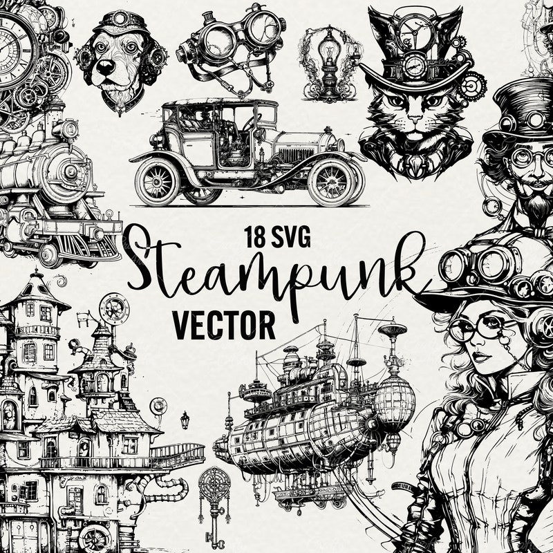 Steampunk Art - Etsy
