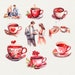 Valentine's Day Clipart Bundle, 46 Png Valentines Day Love Graphics ...