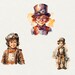 Steampunk Kids Clipart 20 PNG Fantasy Clipart Steampunk Girl and Boy ...