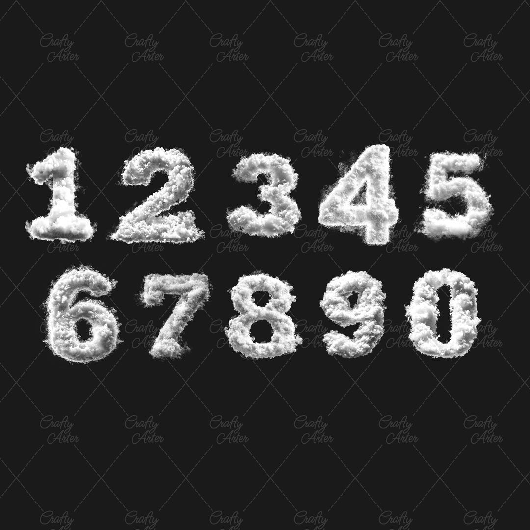 Cloud Alphabet Clipart Png Clouds Letters, Clouds Numbers, Sky Clouds ...