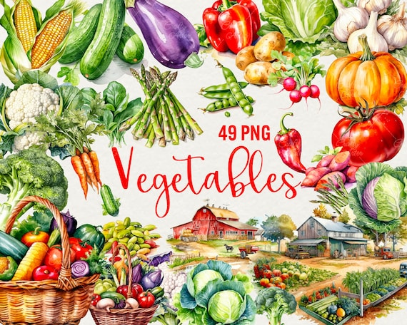 Farm Vegetables Clipart