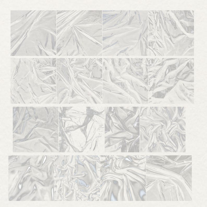 Plastic Foil PNG Overlays: Transparent Wrap Effect (digital Download ...