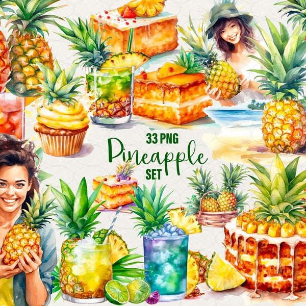 Pineapple Clip Art - Etsy
