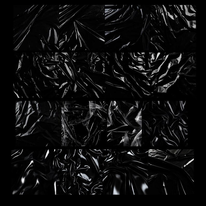 Plastic Foil PNG Overlays: Transparent Wrap Effect (digital Download ...