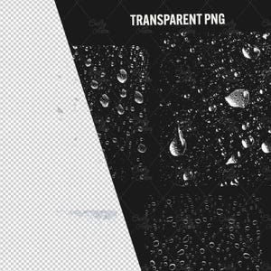 Water Drop PNG Overlays: Realistic Rain Effect (digital Download) - Etsy